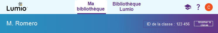 Modifier le nom, l'ID et la bannière de votre classe - Lumio par SMART
